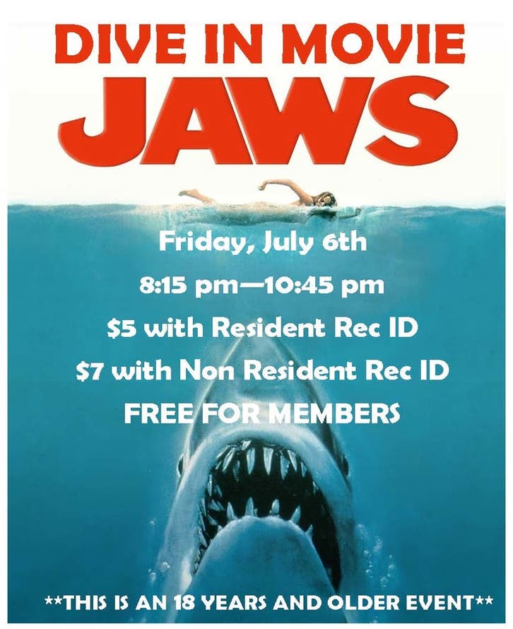 Adults Only Dive-In Movie - Heman Park Swimming Pool - University City ...