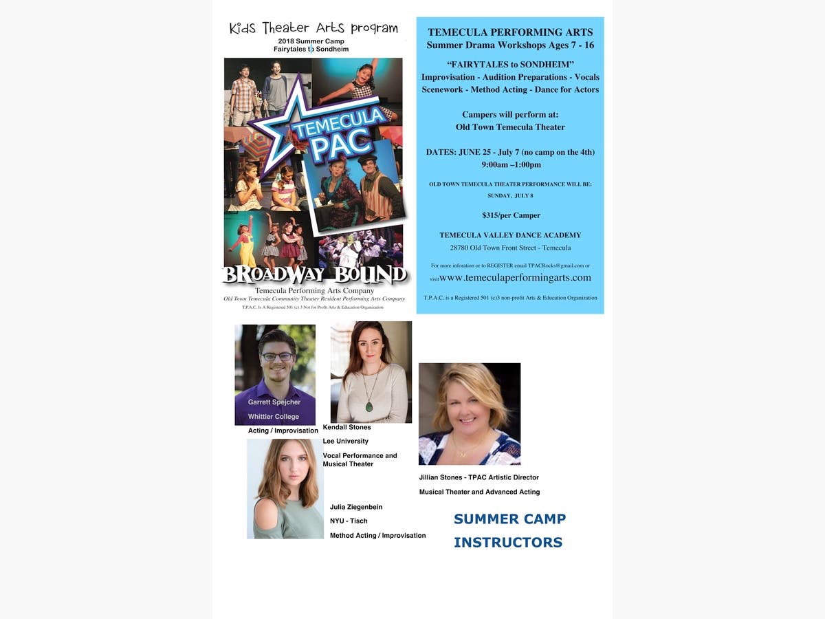 SUMMER DRAMA CAMP for Kids & Teens - Murrieta, CA Patch
