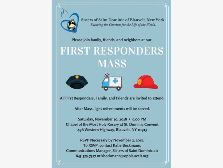 First Responders Mass Invitation - Pearl River, NY Patch