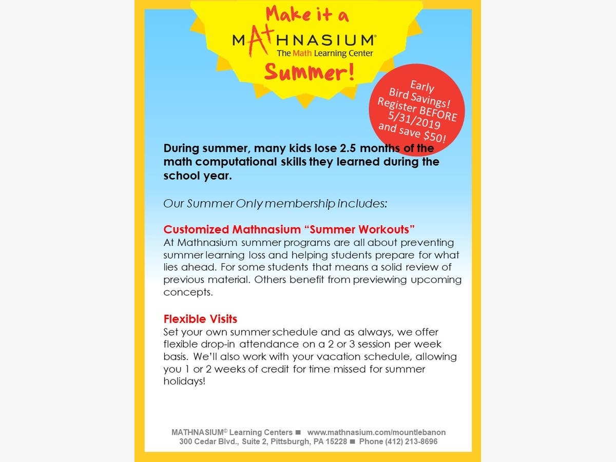 Summer Math at your schedule - Pittsburgh, PA Patch