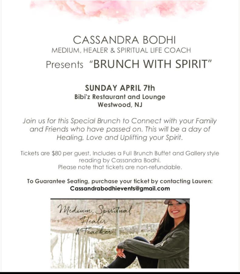 Brunch with Spirit Hosted by Medium and Divine Spiritual Life Coach ...