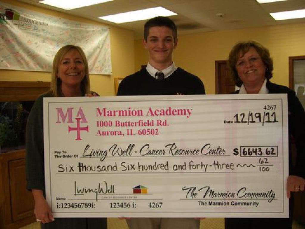 Marmion QB Scores Big for LivingWell Cancer Resource Center | Batavia ...