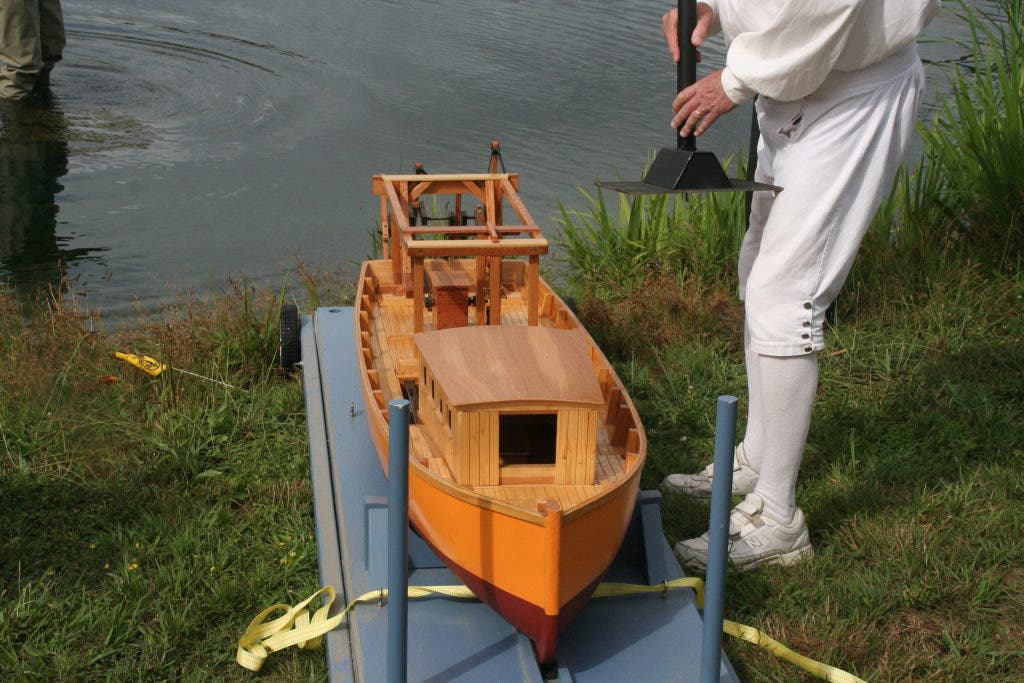 Viewfinder: Model of John Fitch Steamboat Makes Maiden Voyage ...