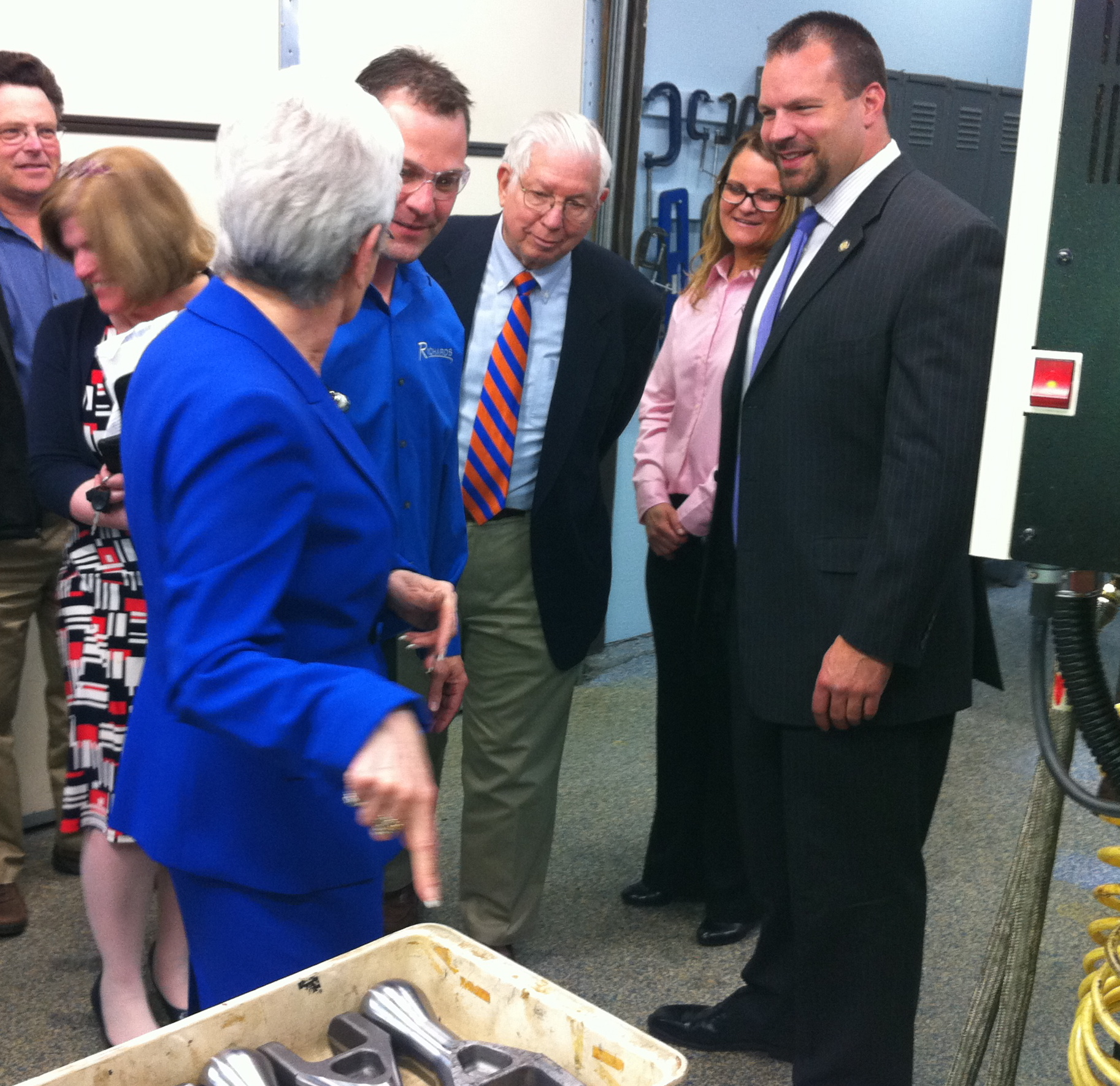 Lt. Gov. Nancy Wyman Visits Richards Machine Shop In Berlin | Berlin ...