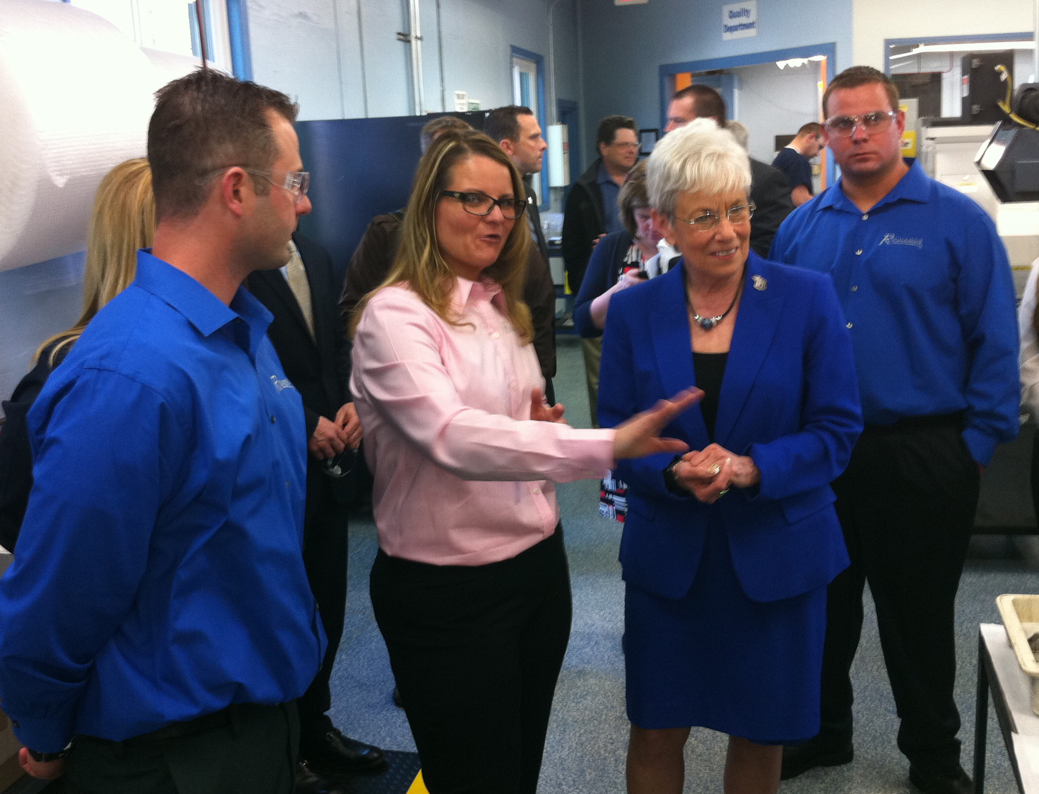 Lt. Gov. Nancy Wyman Visits Richards Machine Shop In Berlin | Berlin ...