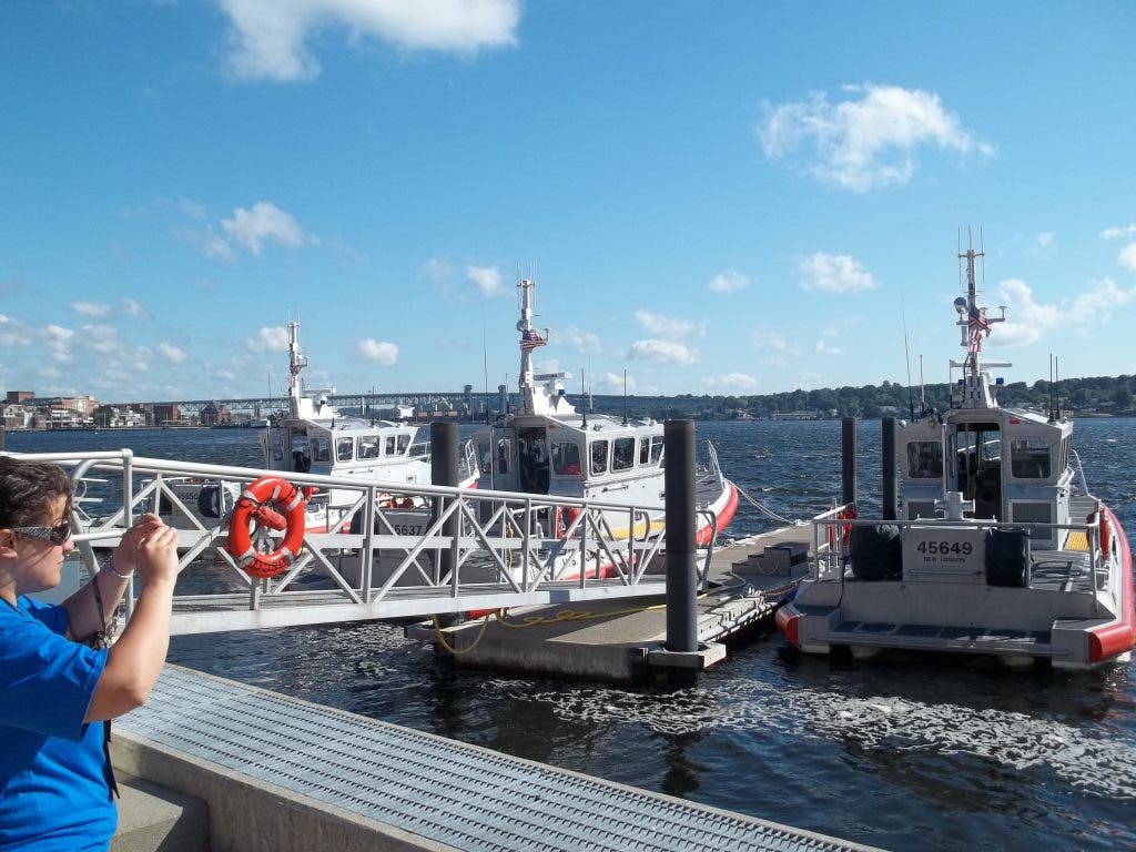Group of Teachers and Students Visit New London Coast Guard Station ...