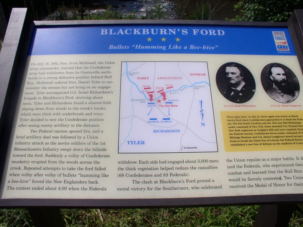 Commemorative Ceremony Held at Blackburn's Ford Civil War Site ...