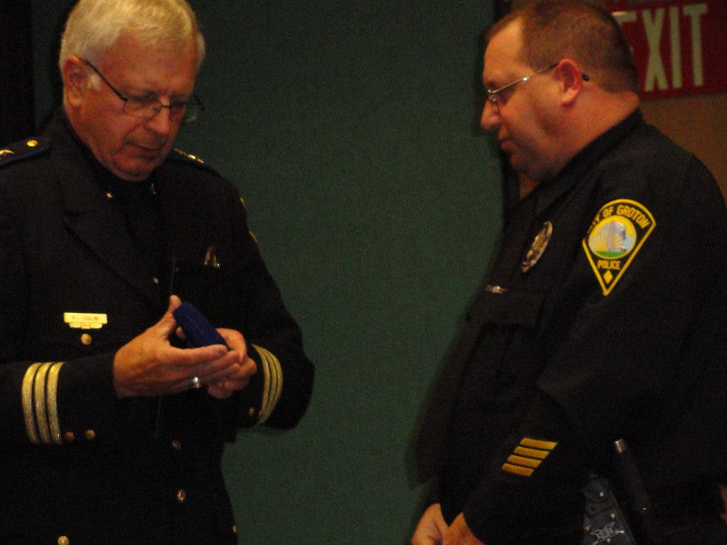 Groton City Police Officer Awarded Meritorious Service Honor | Groton ...