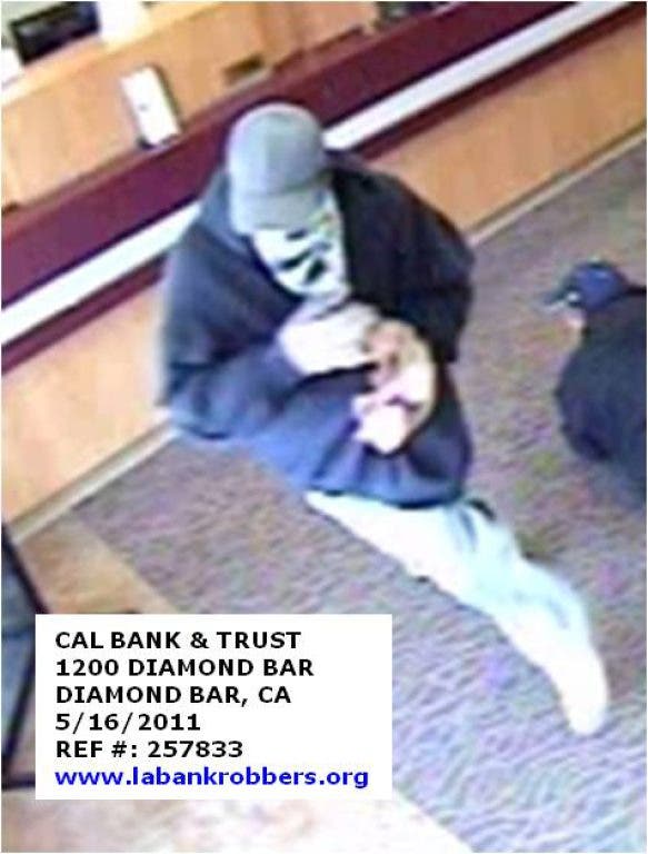 FBI Releases Photos of Diamond Bar Bank Robbery Suspects, Offers Reward ...