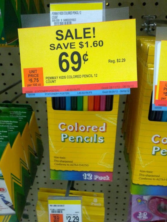 Back to School Bargains: Colored Pencils at Walgreens | Vernon, CT Patch
