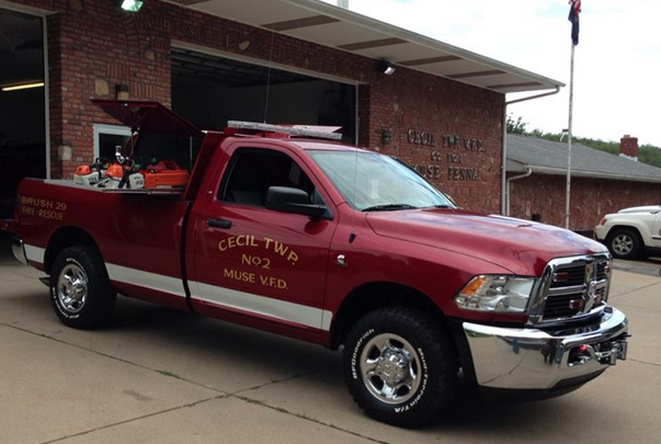 Muse Volunteer Fire Department Shows Off New Truck | Canon, PA Patch