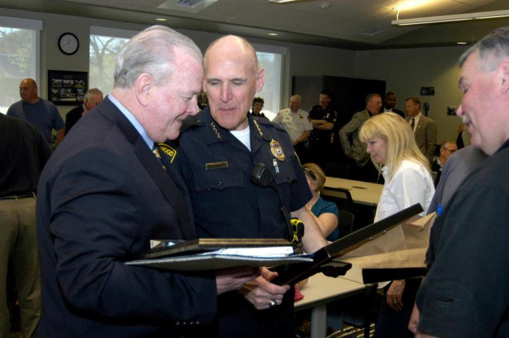 PHOTOS: A Farewell and Thank You to Foxborough Police Detective Sgt ...