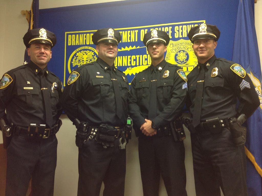 Movin' on Up: Branford Police Department Promotions [VIDEO & PHOTOS ...