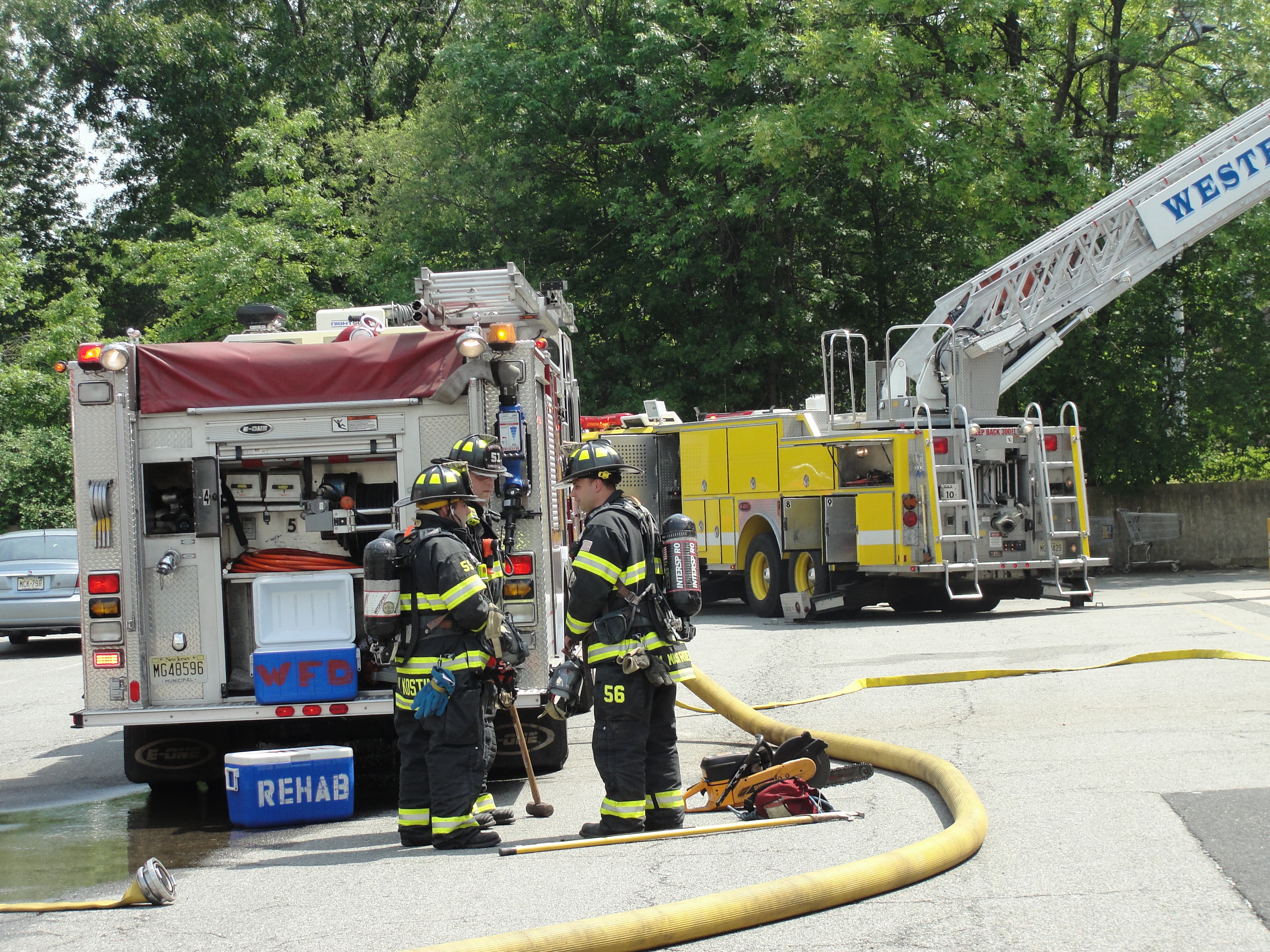 Firefighters Battling Fire at Westfield Walgreens | Westfield, NJ Patch
