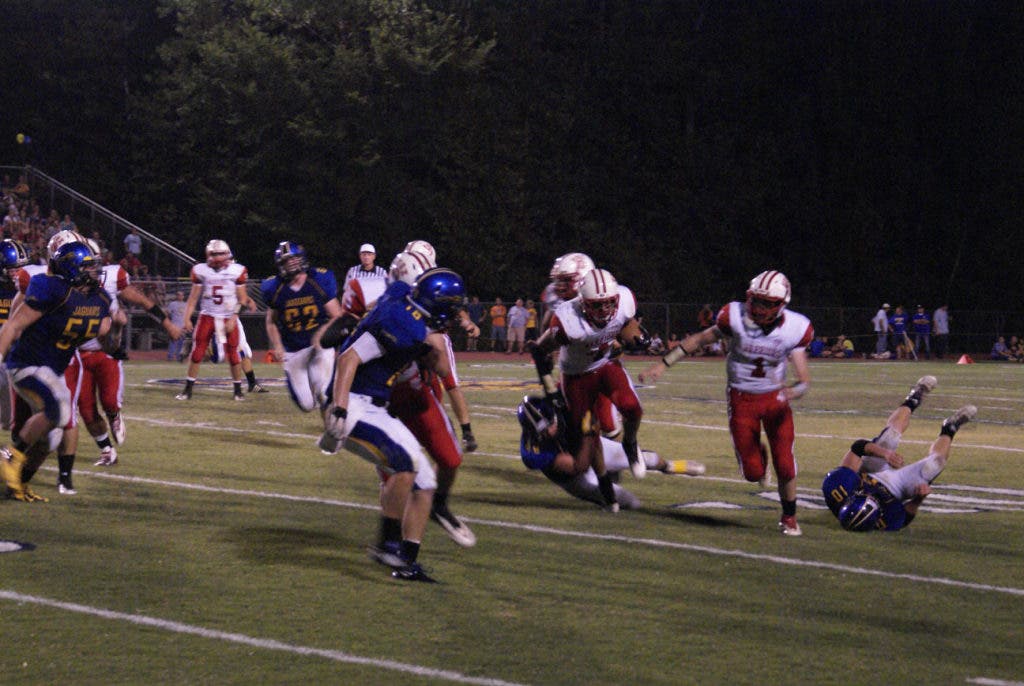 Seckman Jaguars "Fear the Spear" During First Football Game, Fox ...