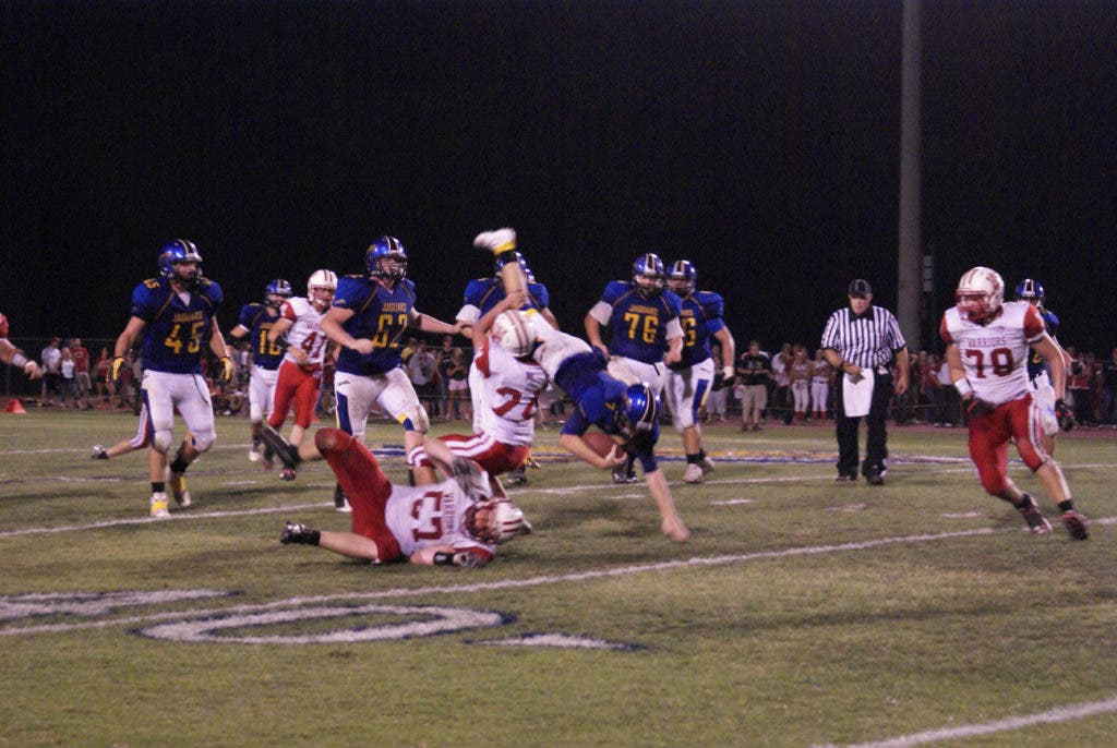 Seckman Jaguars "Fear the Spear" During First Football Game, Fox ...