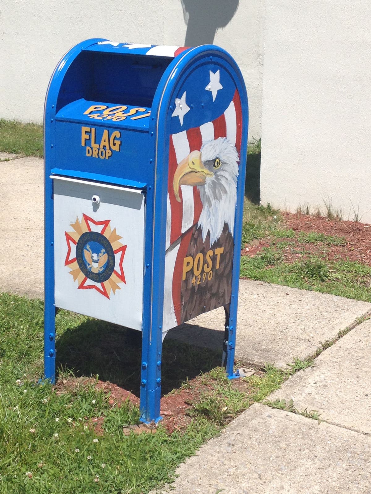 New Flag Drop Box Design at Post 4290 | New Milford, NJ Patch