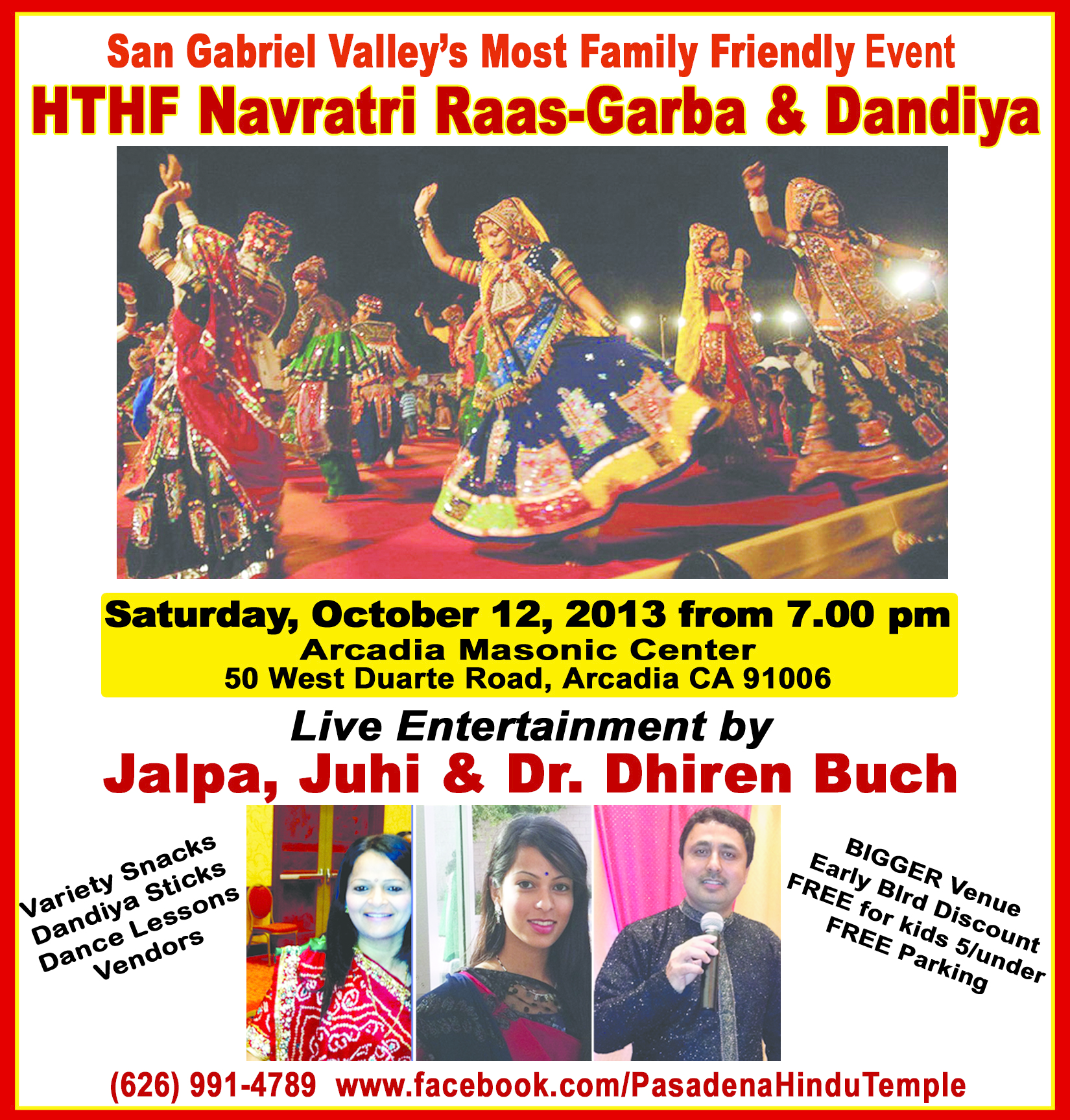 HTHF Navratri Raas-Garba & Dandiya 2013 | Arcadia, CA Patch