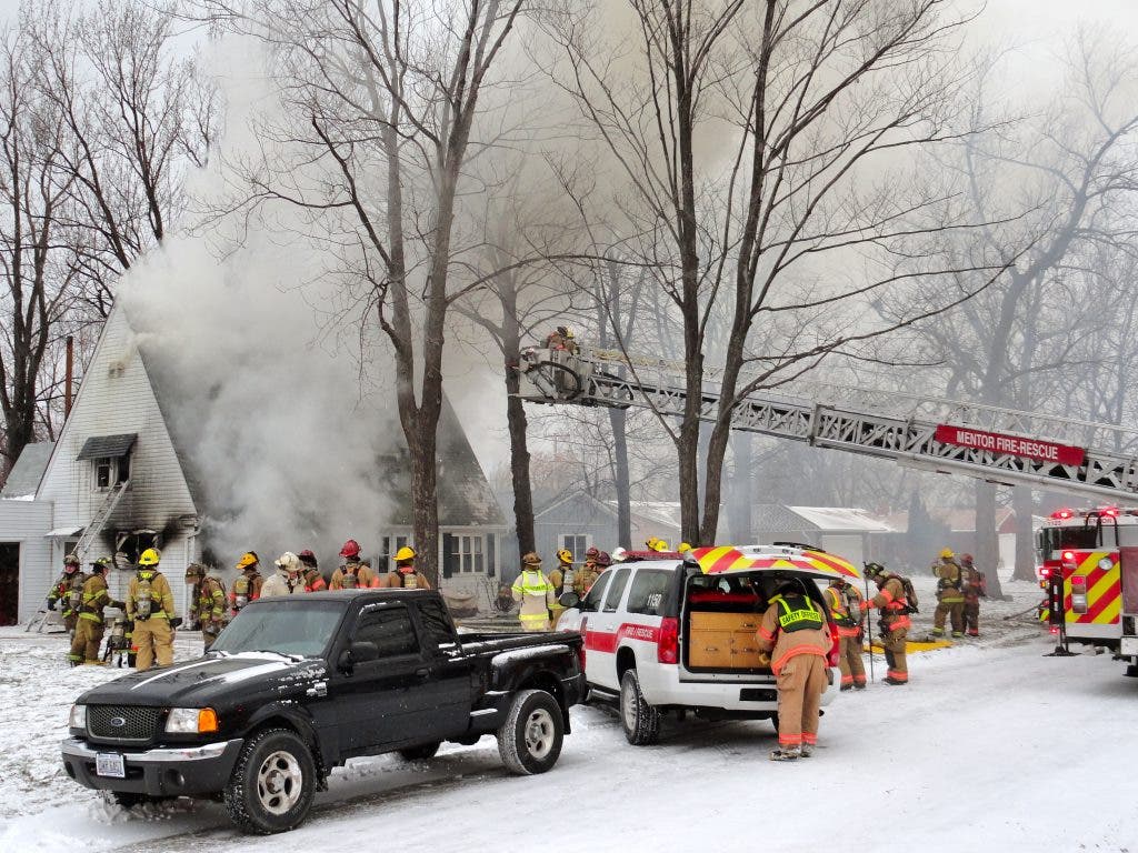 Local Fire Departments Fought House Fire On Orchard For More Than 15 ...