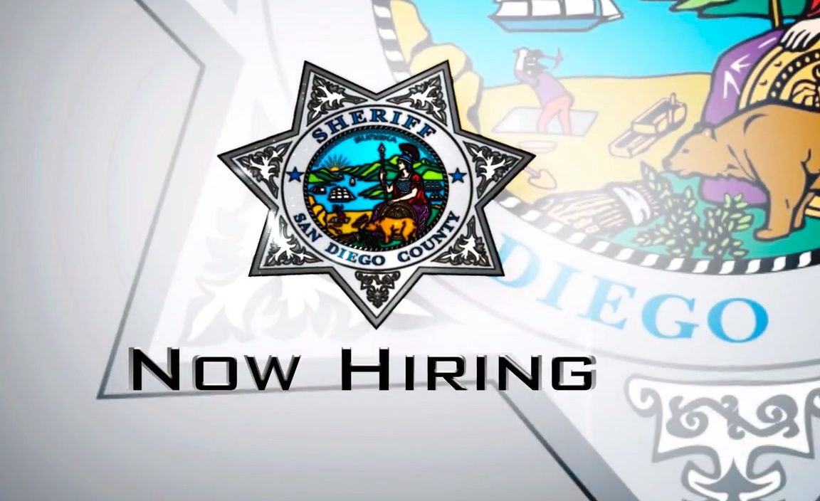 San Diego Sheriff's Are Hiring, Do You Have the Right Stuff ...