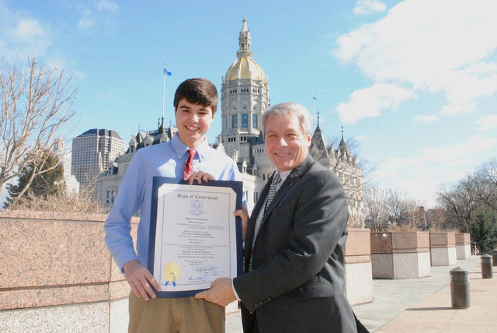 Sen. Suzio Celebrates Xavier Student's Volunteerism | Middletown, CT Patch