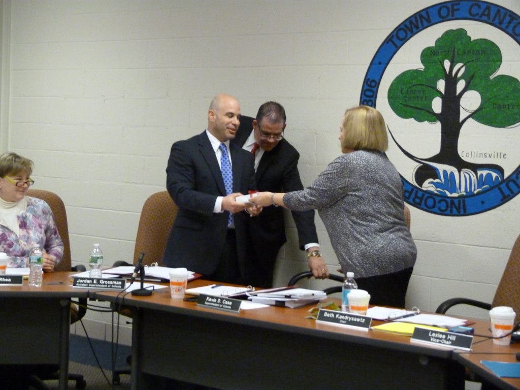 School Board Welcomes Dr. Jordan Grossman to the Table | Canton, CT Patch
