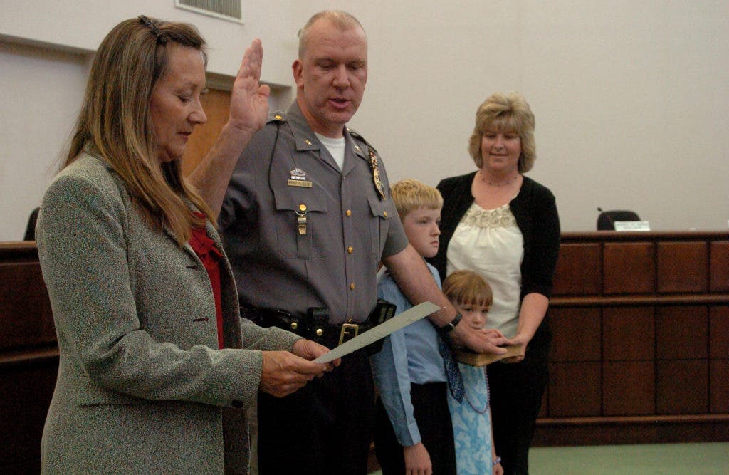 Police Chief Robert Brice Sworn In | Wall, NJ Patch