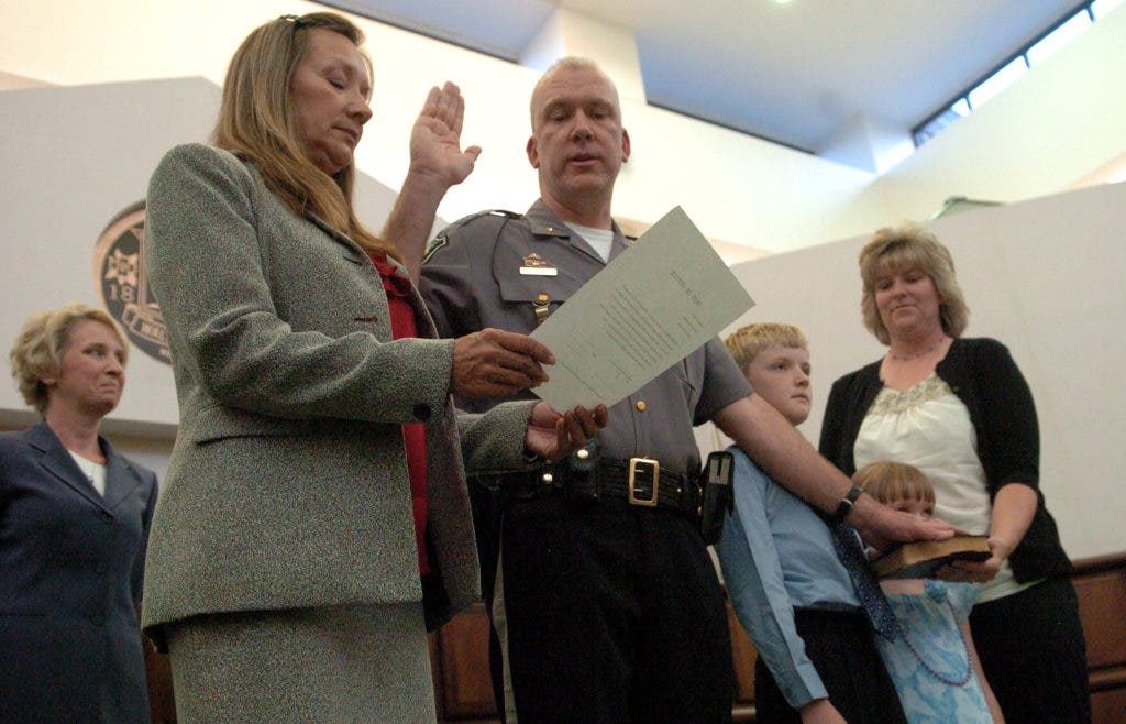 Police Chief Robert Brice Sworn In | Wall, NJ Patch