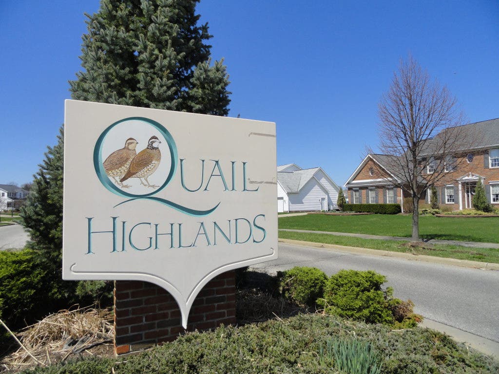 Where in the Stow Patch #11? It's the Entrance to Quail Highlands ...