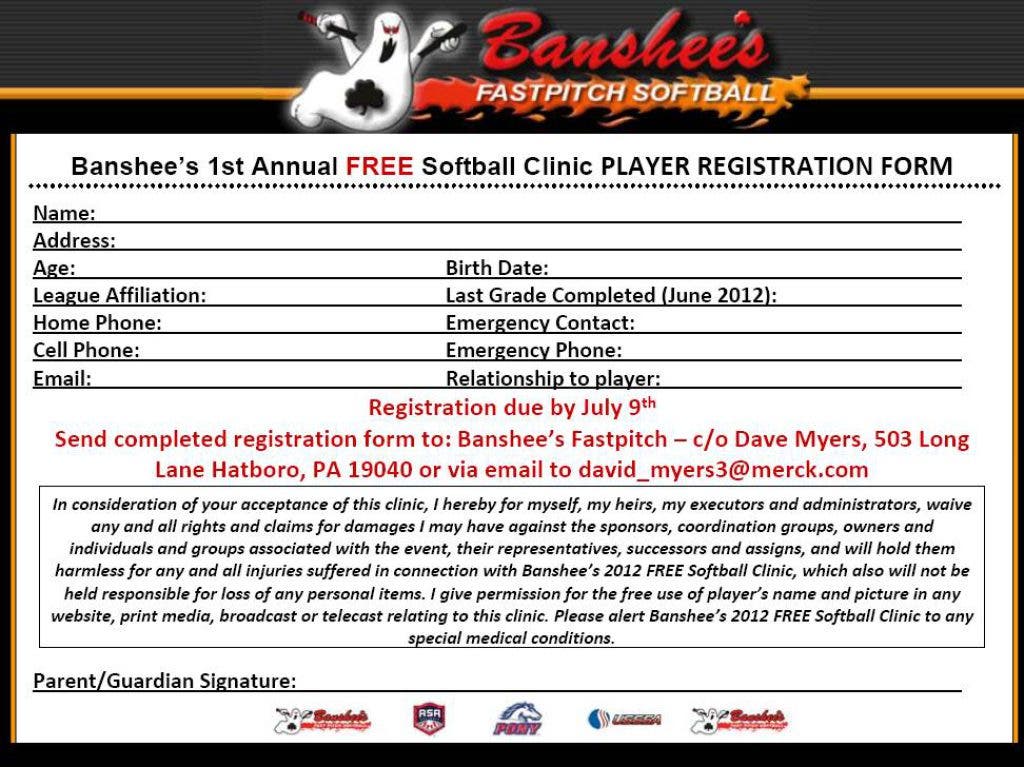 Horsham Banshee's Fastpitch Softball Organization Announces 1st Annual ...