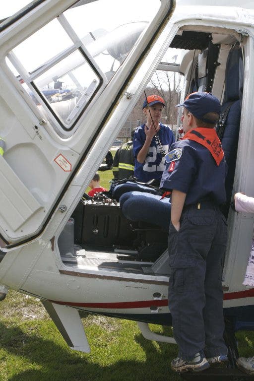 STAT Flight Helicopter Lands in Bedford Hills Park | Bedford, NY Patch