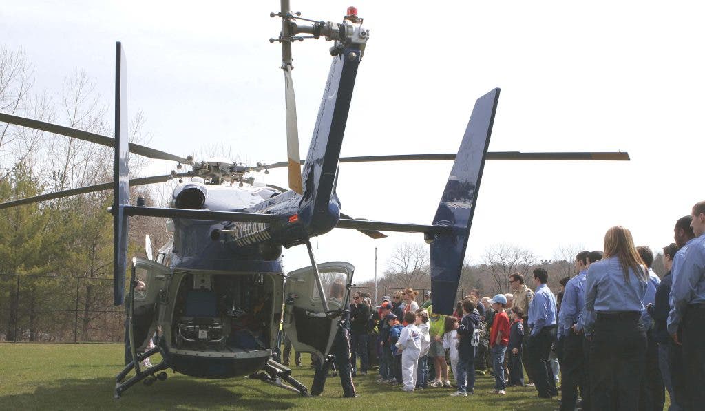 STAT Flight Helicopter Lands in Bedford Hills Park | Bedford, NY Patch