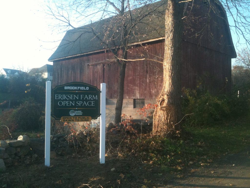 New Sign at Eriksen Farm Open Space | Brookfield, CT Patch
