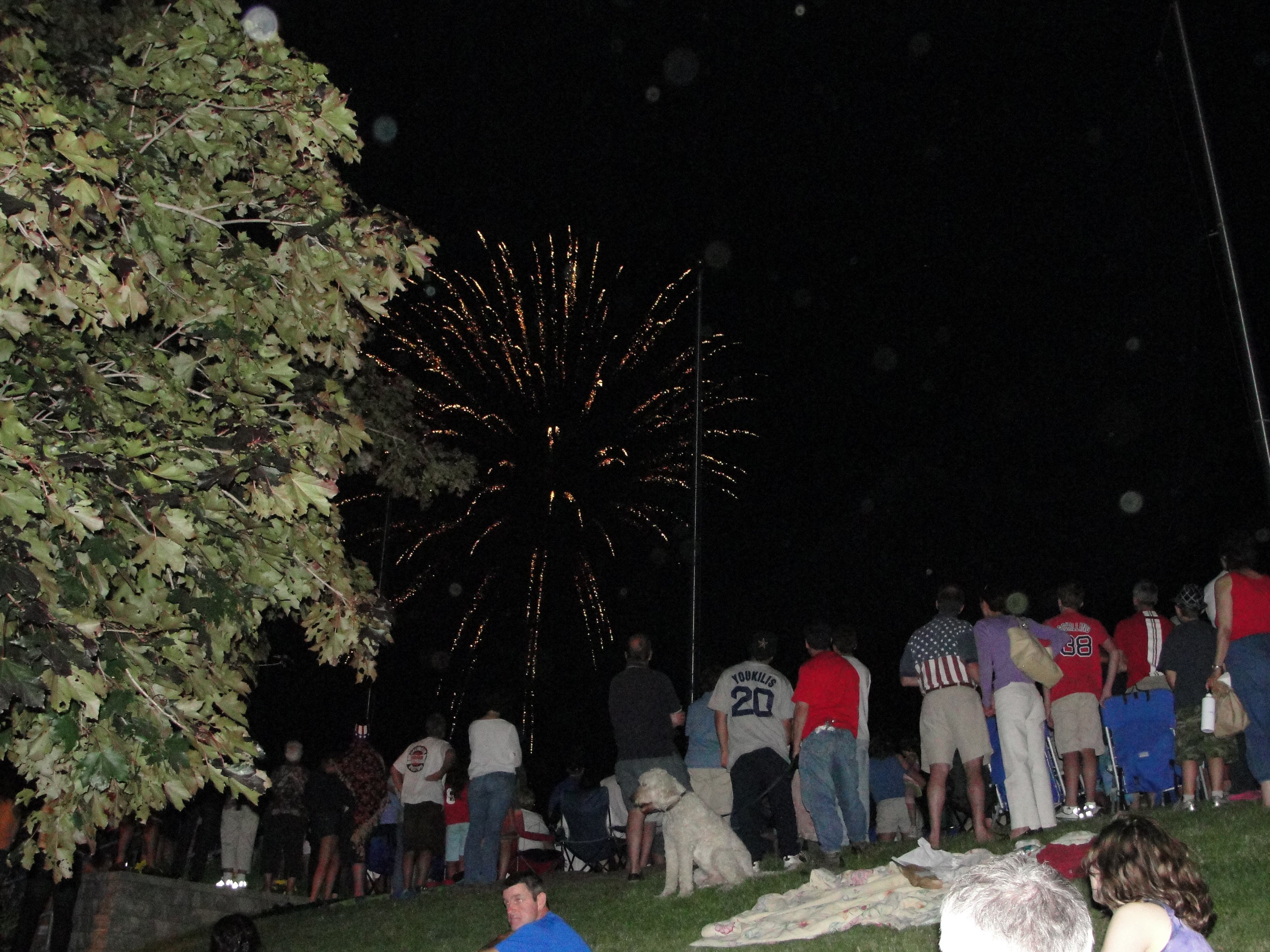 Fireworks Explode over Memorial Park | Needham, MA Patch