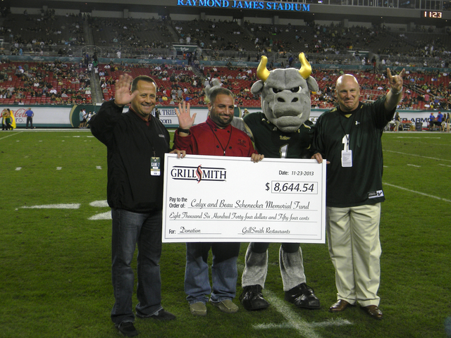 GrillSmith Donates to the Calyx and Beau Schenecker Memorial Fund ...