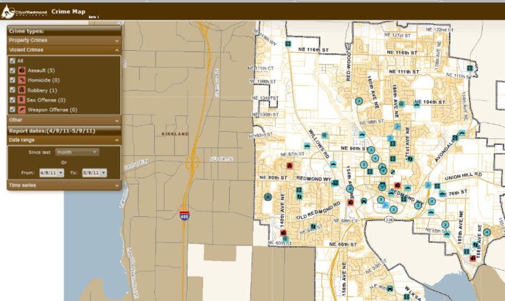 Redmond Police Launch Online Crime Map | Redmond, WA Patch