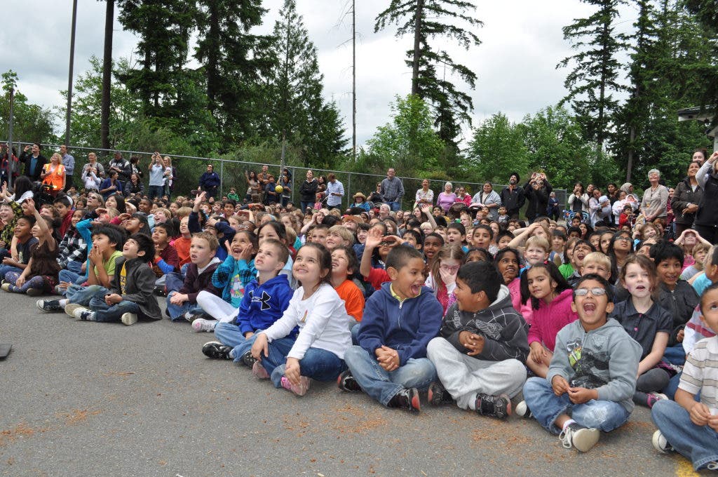 Viewfinder: Einstein Elementary's First Egg Drop | Redmond, WA Patch