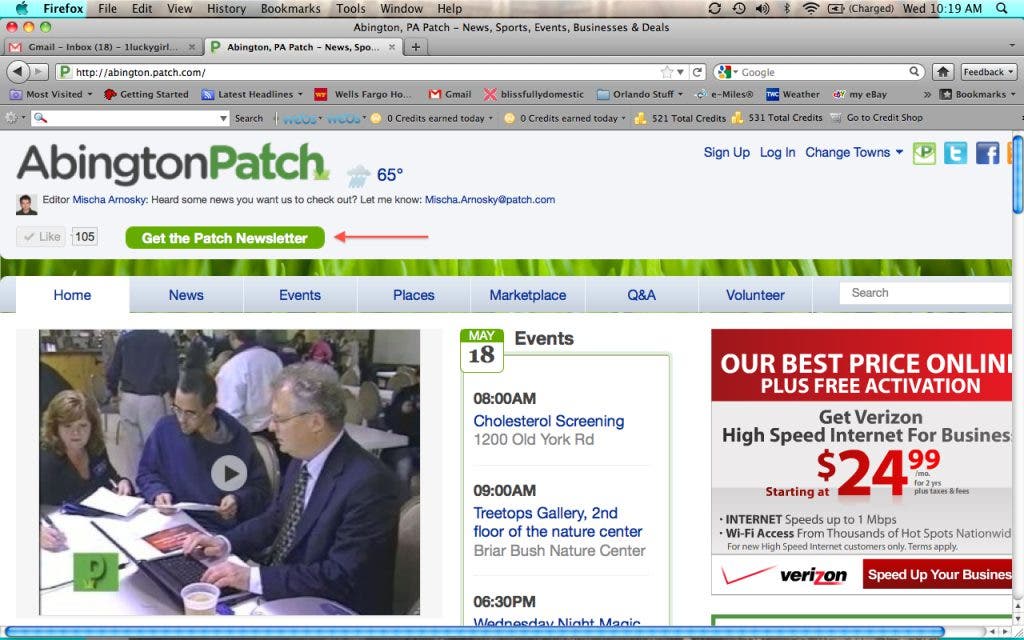How To Sign Up For the Patch Newsletter | Lower Gwynedd, PA Patch