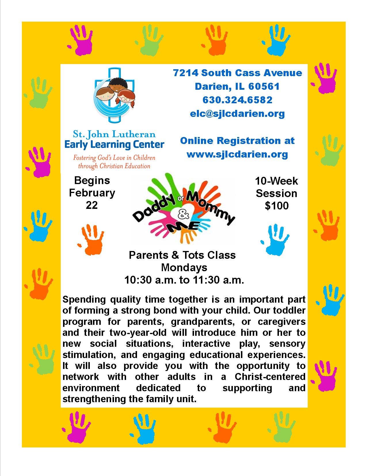 NEW Parents & Tots Class | Darien, IL Patch