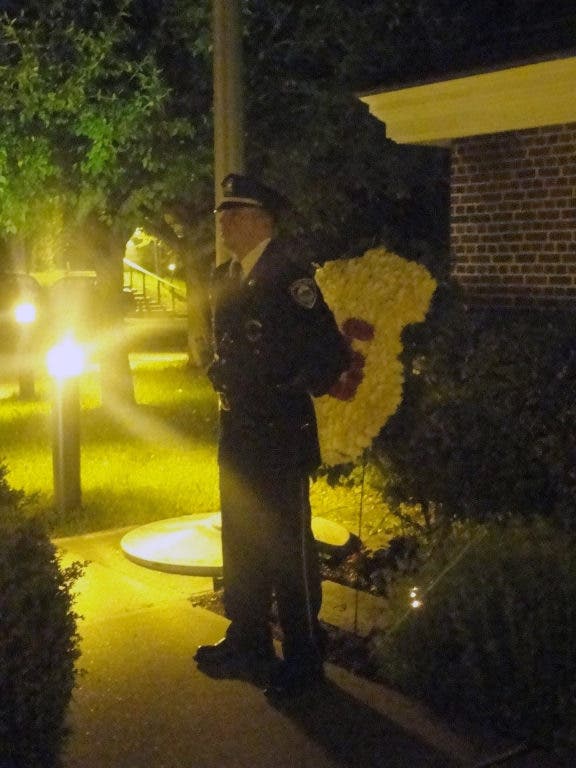 Darien Police Hold Vigil for Fallen Officer [Video] | Darien, CT Patch