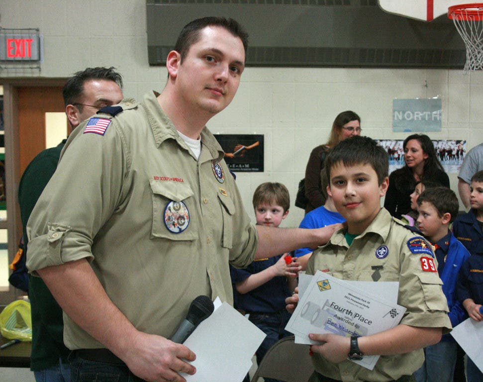 Pinewood Derby: Cub Scout Pack 39 Races at Mendota Elementary | Mendota ...