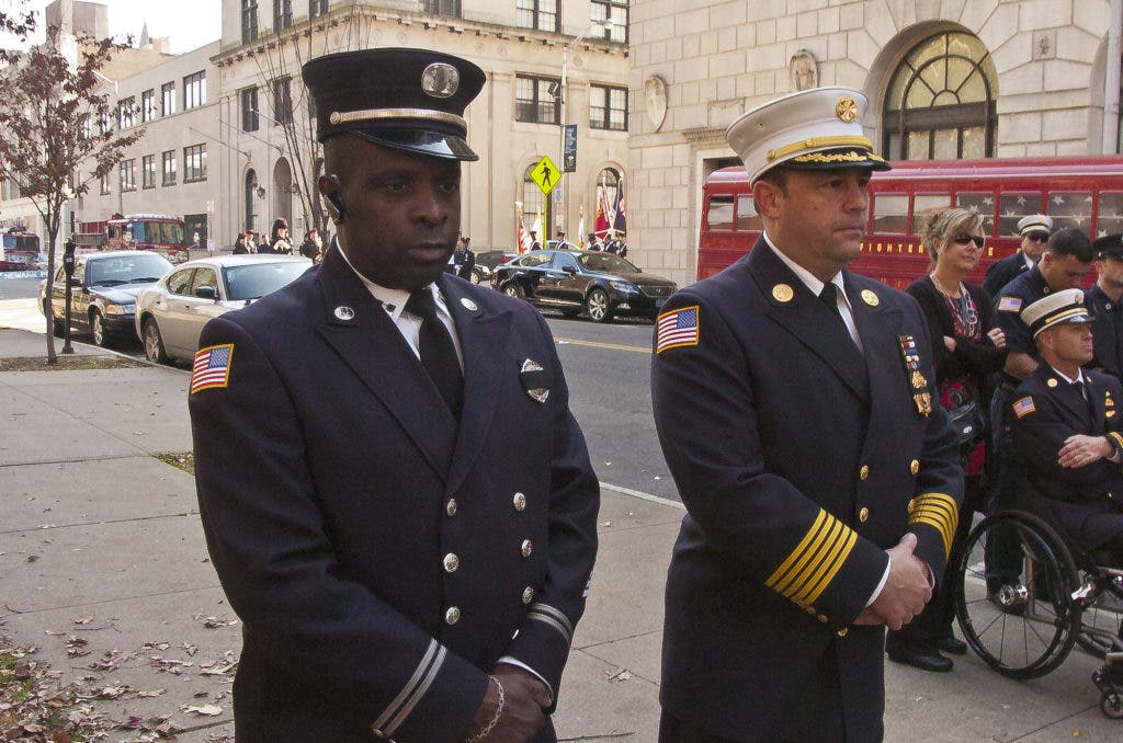 PHOTOS: Newark Unveils Firefighter Memorial for WWII Veterans | Newark ...