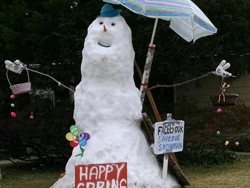Long Island Snowman Becomes International Star | Babylon Village, NY Patch