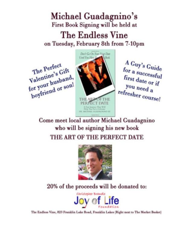 Book Signing to Benefit Christopher Brandle Joy of Life Foundation ...