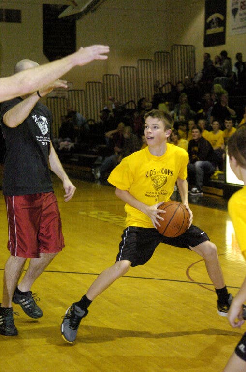 Kids Vs. Cops Basketball Game Raises $500 for Eighth Grade Class ...
