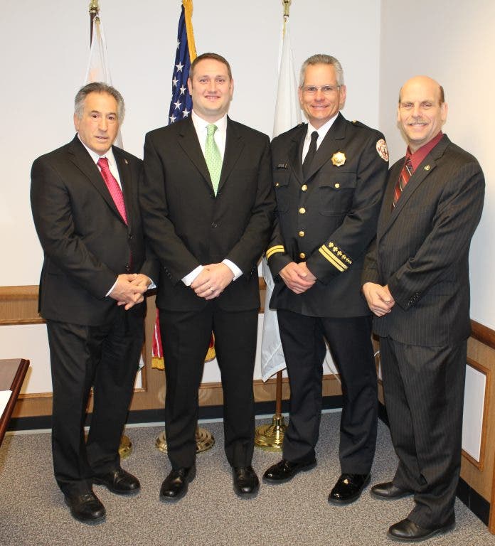 Christopher Jannusch was sworn into the office of Des Plaines ...
