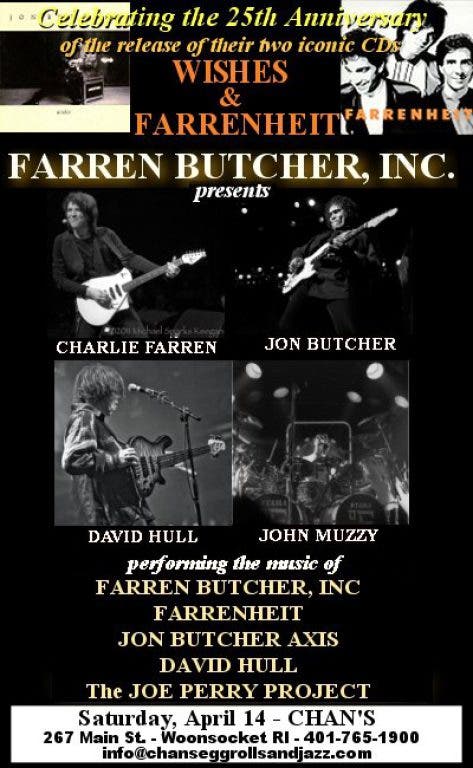 Rock Legends Bring Talents to Chan's | Woonsocket, RI Patch