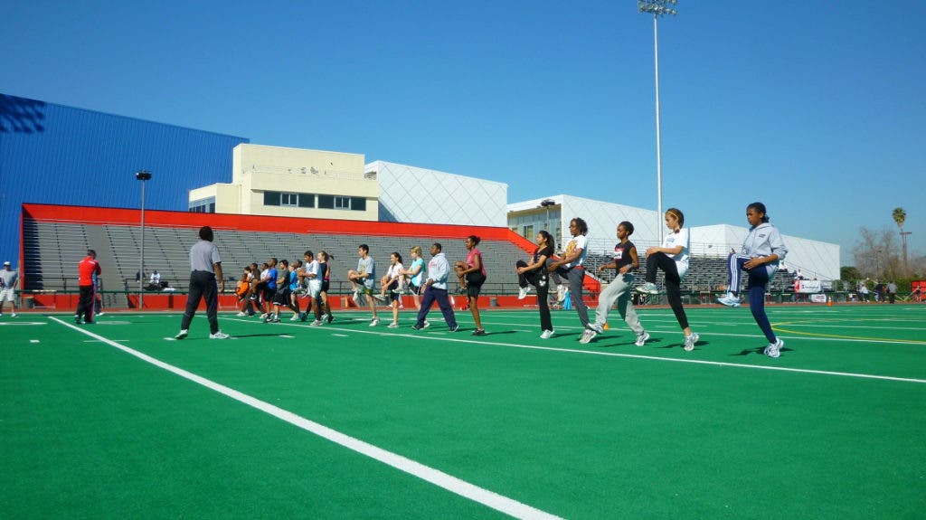 Olympic Track & Field Clinic Unites Youth and Pros | Union City, CA Patch