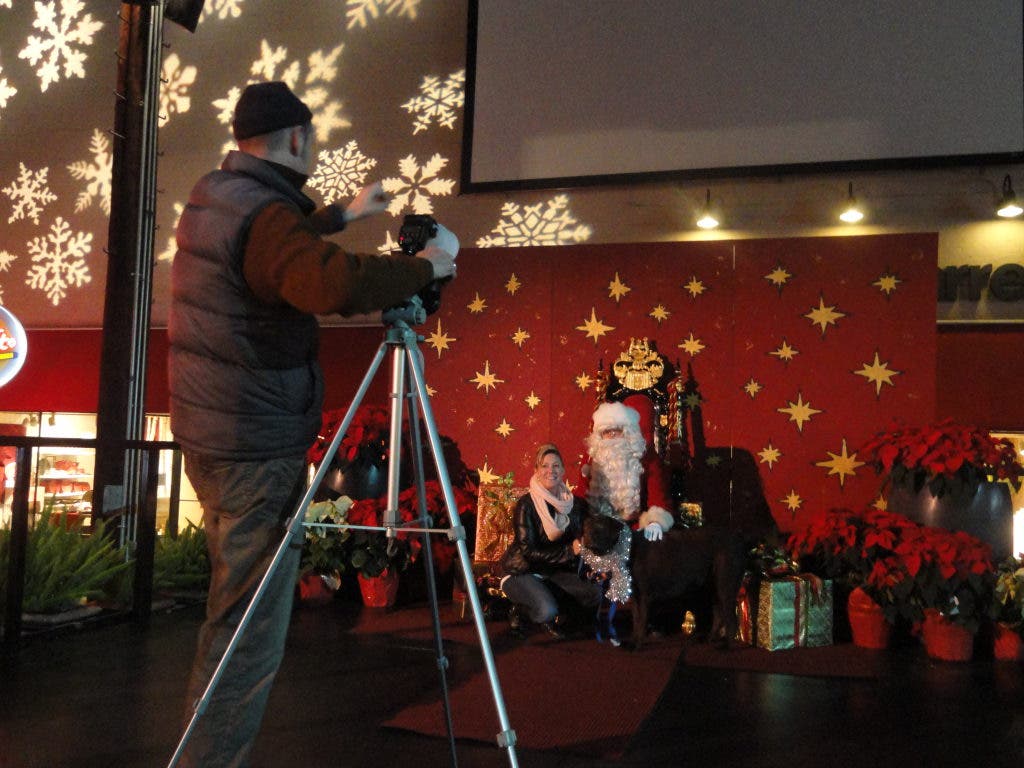 Pets Take Pictures With Santa at One Colorado (Photos and Video ...