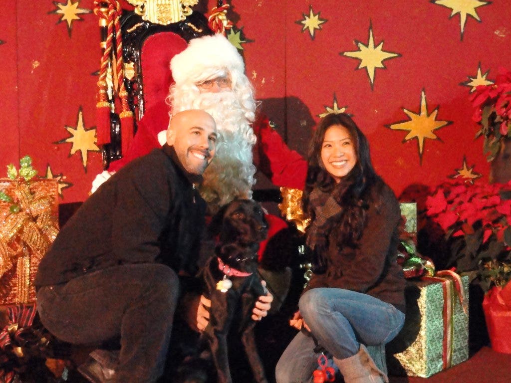 Pets Take Pictures With Santa at One Colorado (Photos and Video ...